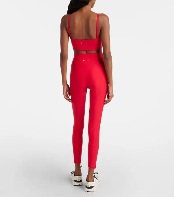 The Upside Oxford Leggings - Red