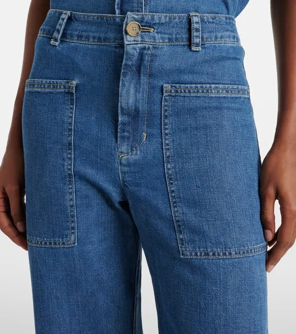 Velvet By Graham & Spencer Farah High-rise Tapered Jeans