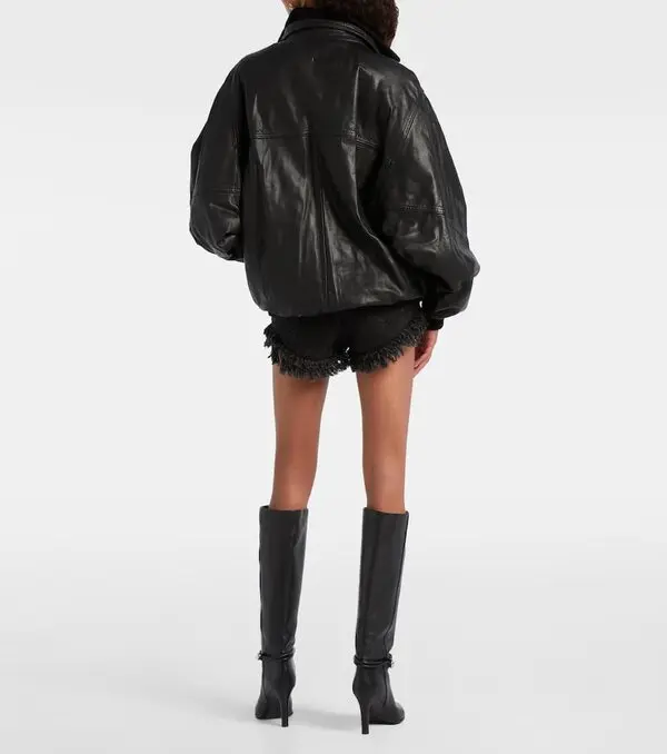 Isabel Marant Étoile Dorry Oversized Leather Jacket