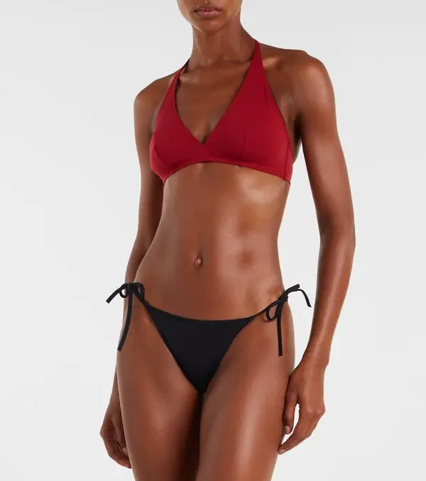 ERES Gang Halterneck Bikini Top - Red