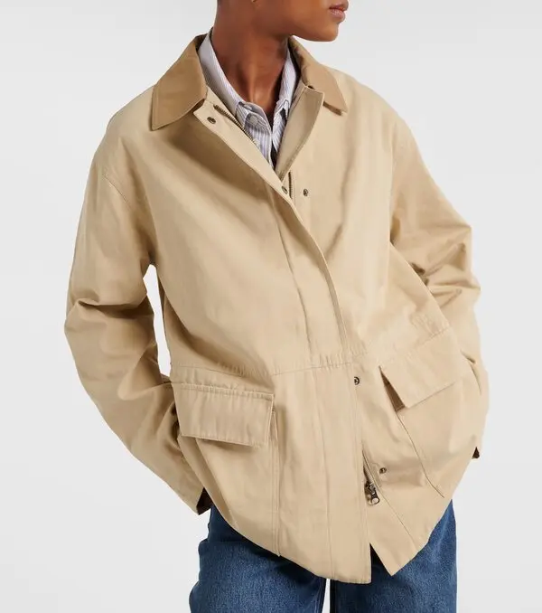 Velvet By Graham & Spencer Rosa Cotton Gabardine Jacket
