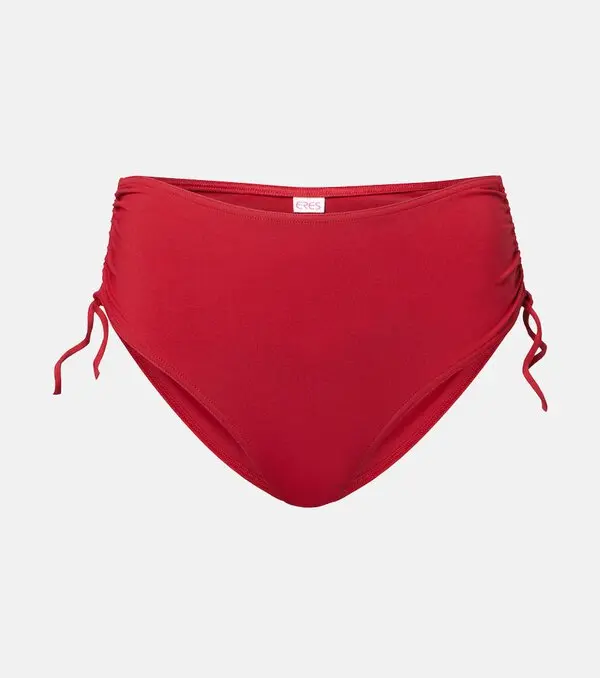 ERES Sofia Mid-rise Bikini Bottoms - Red
