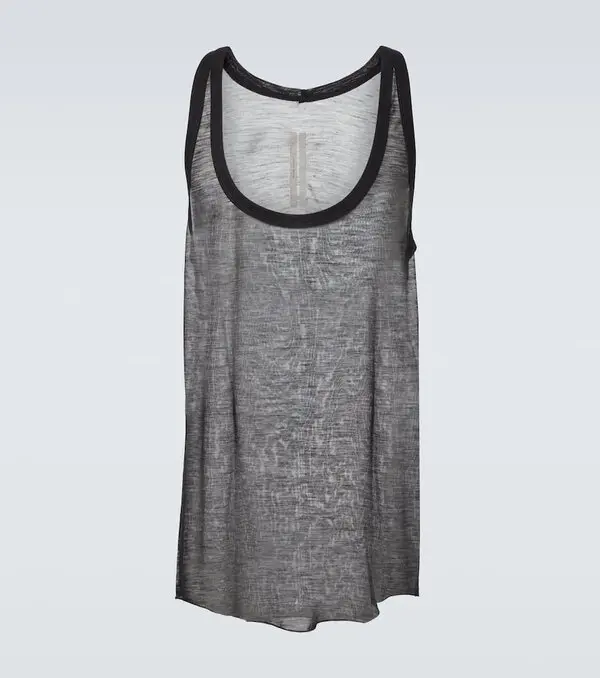 Rick Owens Wool-blend Sleeveless Top