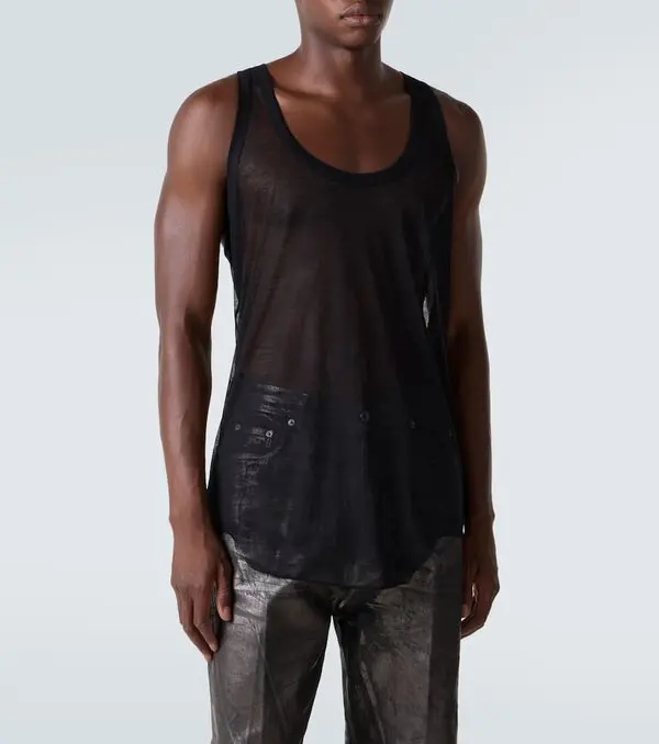 Rick Owens Wool-blend Sleeveless Top