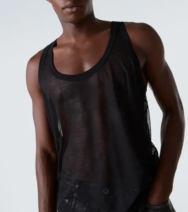 Rick Owens Wool-blend Sleeveless Top