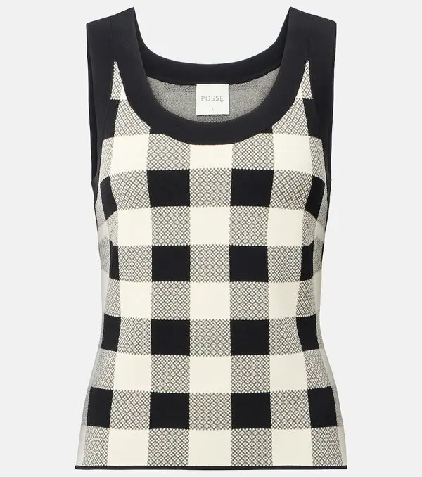 Posse Pippa Checked Tank Top - Multicoloured