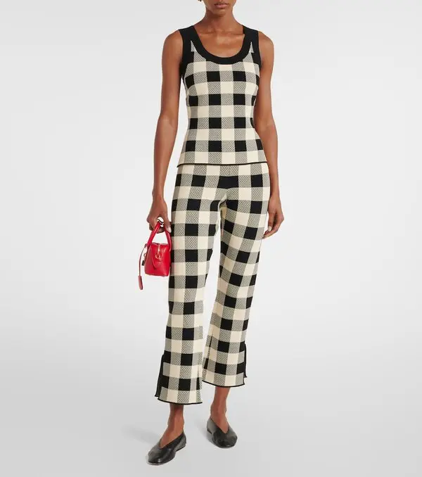 Posse Pippa Checked Tank Top - Multicoloured