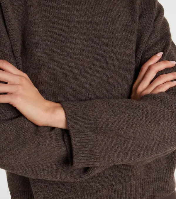 Brunello Cucinelli Monili Cashmere Turtleneck Sweater