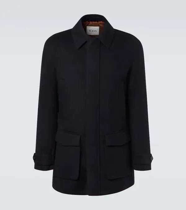 TOD'S Technical Virgin Wool Coat