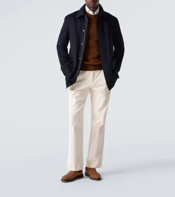 TOD'S Technical Virgin Wool Coat