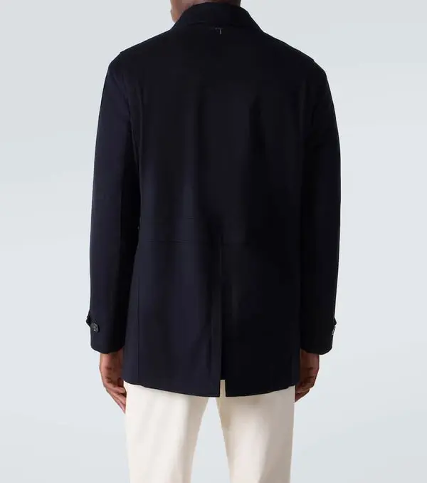 TOD'S Technical Virgin Wool Coat