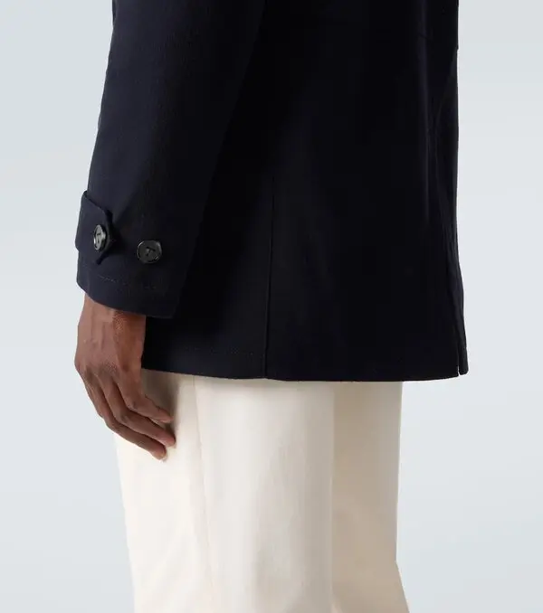 TOD'S Technical Virgin Wool Coat