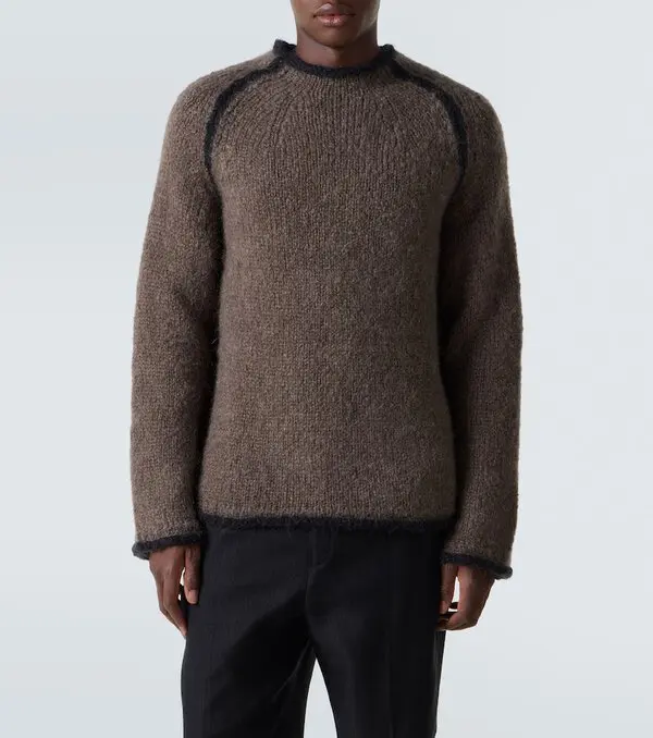 Our Legacy Rider Wool And Mohair Sweater - Brown