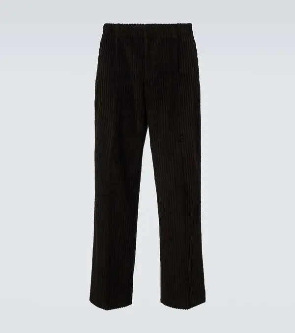 Our Legacy Borrowed Cotton Corduroy Chinos Profound Mammoth Cord - Brown