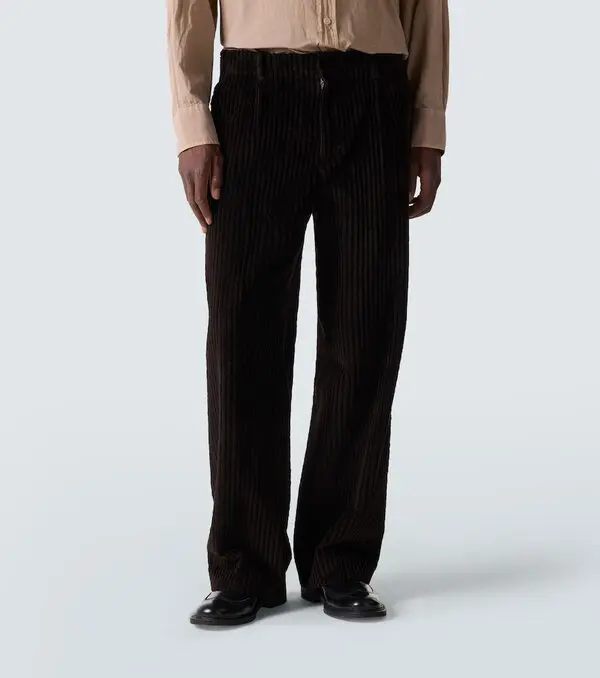 Our Legacy Borrowed Cotton Corduroy Chinos Profound Mammoth Cord