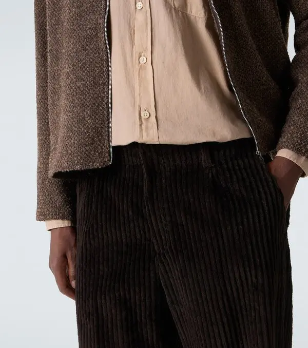 Our Legacy Borrowed Cotton Corduroy Chinos Profound Mammoth Cord