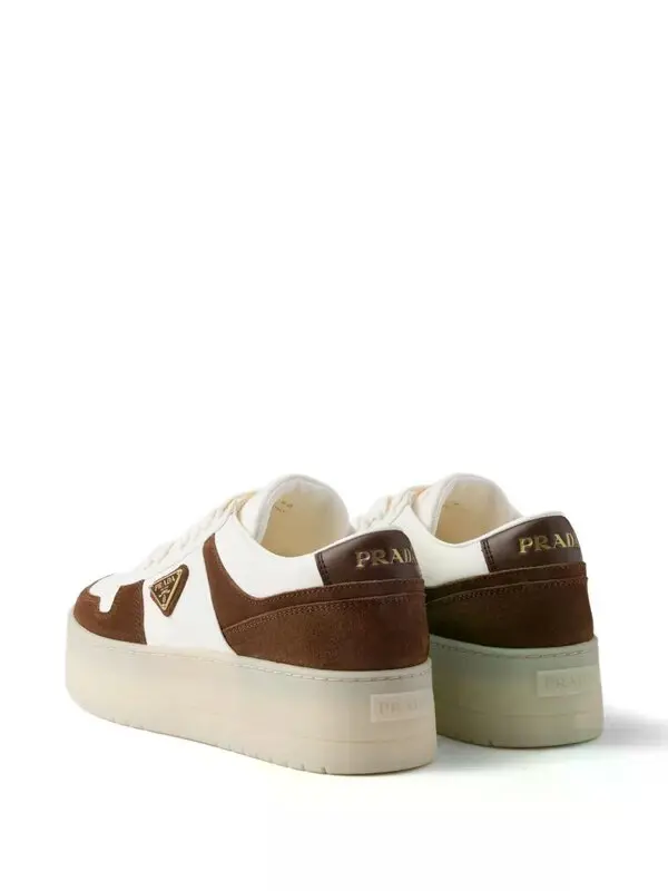 Prada Downtown Platform Sneakers - Brown