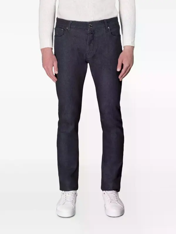 MOORER Slim-fit Five-pocket Jeans