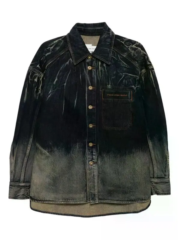 FENG CHEN WANG Gradient Denim Jacket