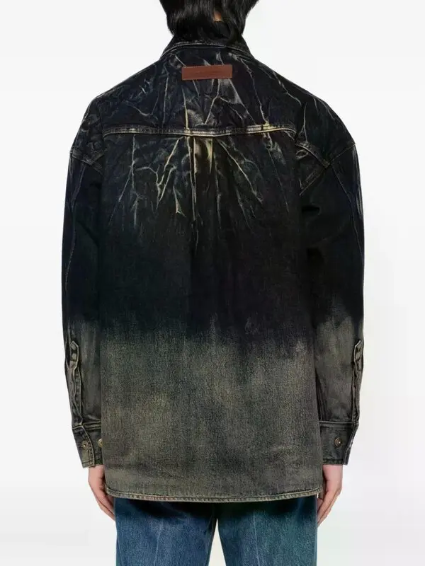 FENG CHEN WANG Gradient Denim Jacket