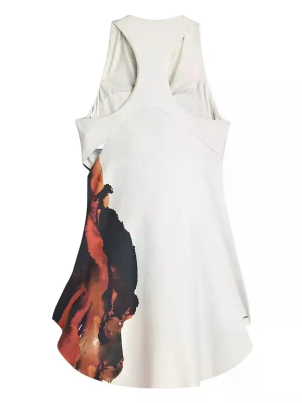 Y3 Abstract-print Mini Dress