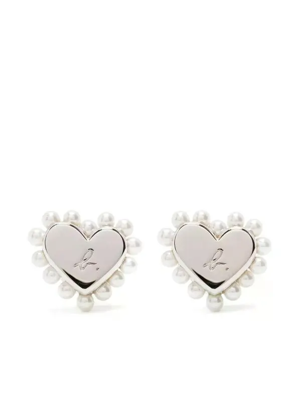 AGNÈS B. Timeless Love Earrings - Silver