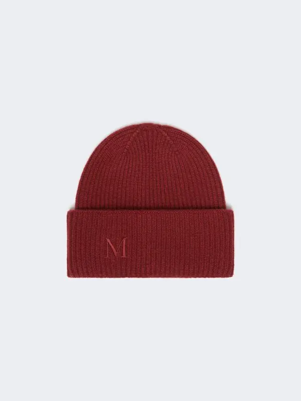 Max Mara Rib-knit Cashmere Beanie - Raspberry