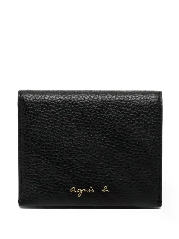 AGNÈS B. Leather Wallet - Black