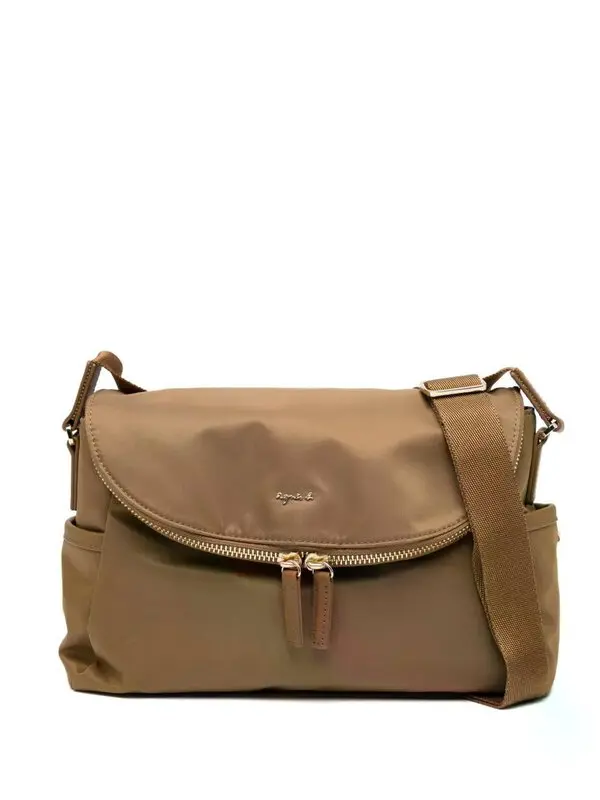 AGNES B. Logo-plaque Shoulder Bag