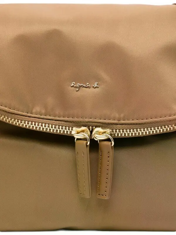 AGNES B. Logo-plaque Shoulder Bag