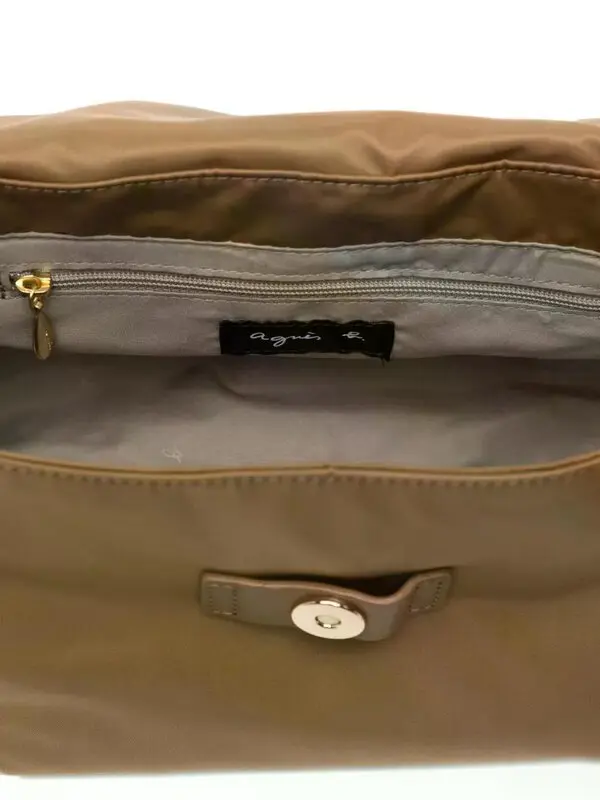 AGNES B. Logo-plaque Shoulder Bag