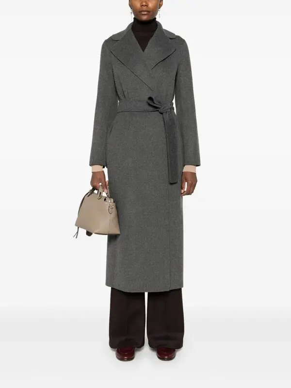 Max Mara Poldo Wool Coat - Grey
