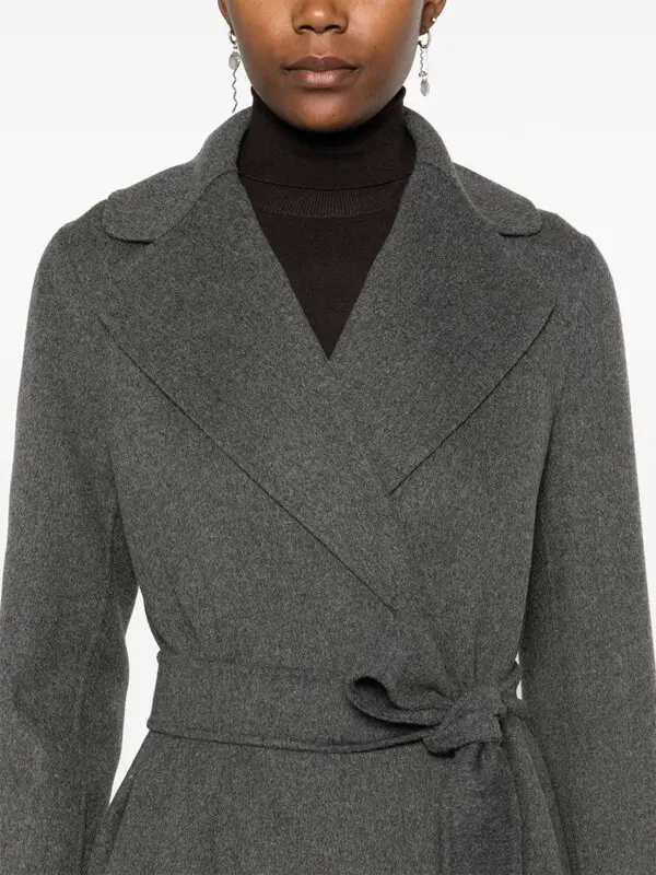 Max Mara Poldo Wool Coat - Grey