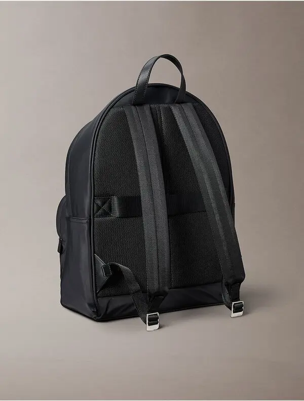 Calvin Klein Matte Nylon Backpack - Black