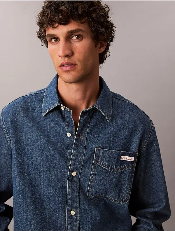 Calvin Klein Denim Classic Button-down Shirt