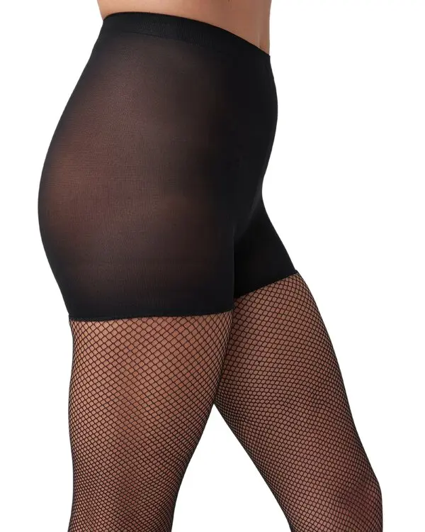 Hue Control Top Fishnet Tights