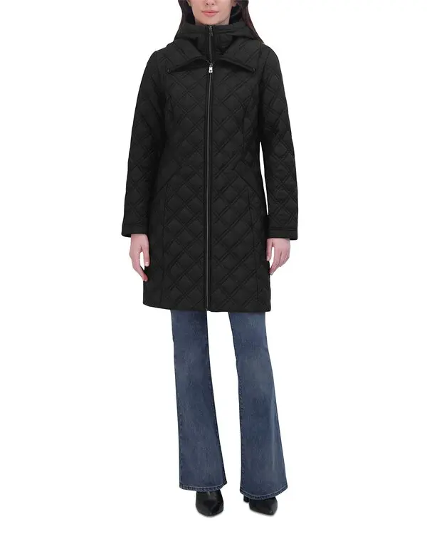 Tahari Laura Quilted Coat