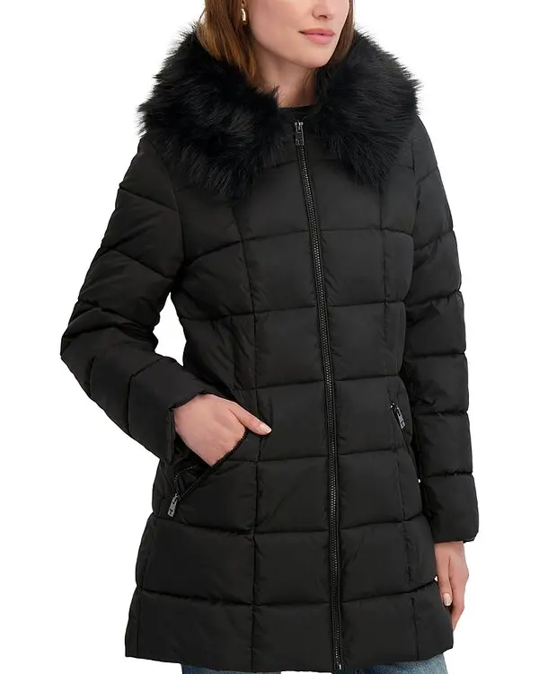 Tahari Brie Quilted Coat