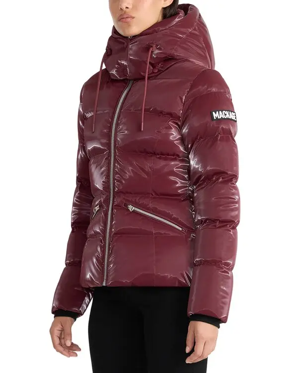Mackage Madalyn Glo Down Jacket - Garnet