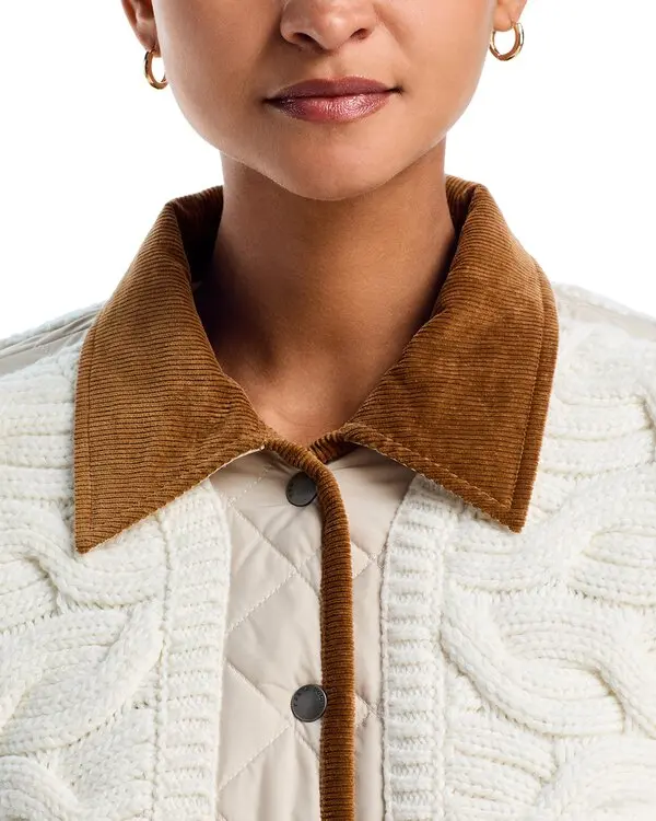 Rag & Bone Ivy Mixed Media Jacket