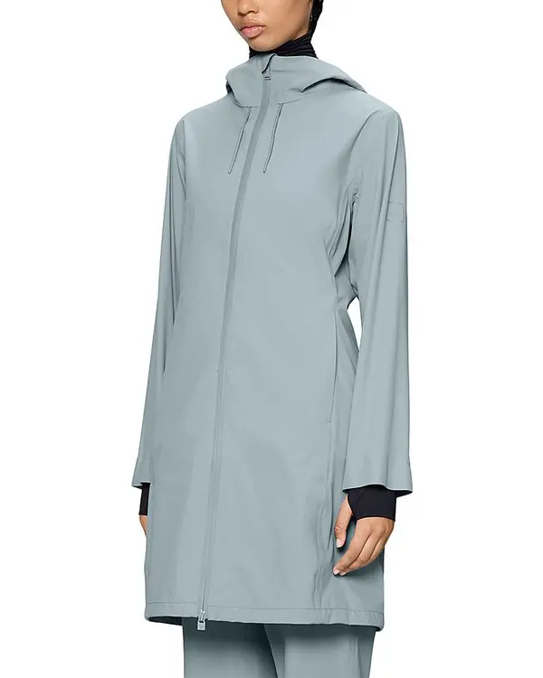 Rains Suva Hardshell Long Jacket - Pool