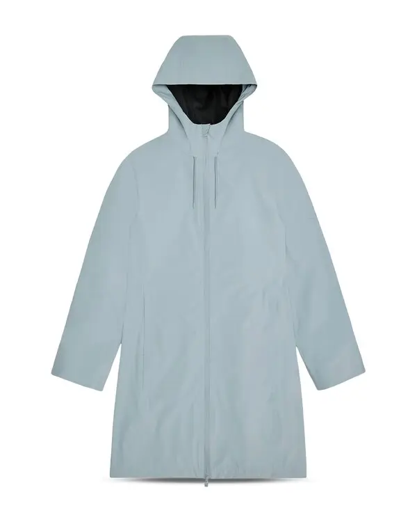 Rains Suva Hardshell Long Jacket - Pool