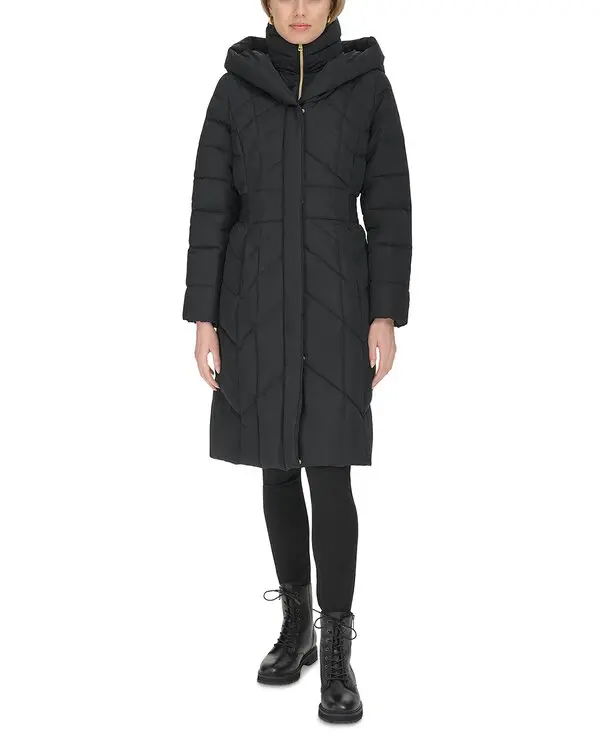 Cole Haan Hooded Puffer Coat