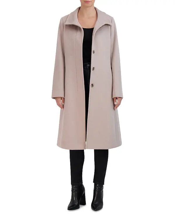 Cole Haan Flared Button-front Coat