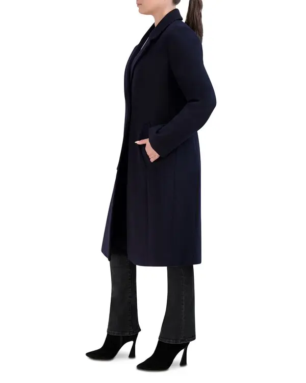 Cole Haan Single Breasted Asymmetric Coat