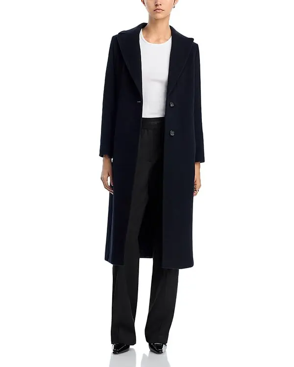 Cinzia Rocca Notch Collar Long Coat
