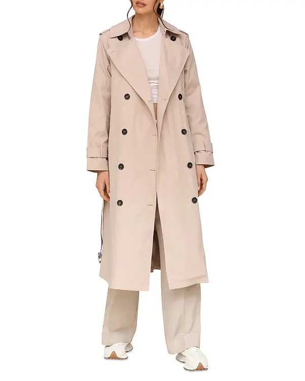 Avec Les Filles Belted Trench Coat