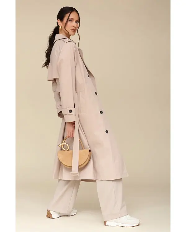 Avec Les Filles Belted Trench Coat