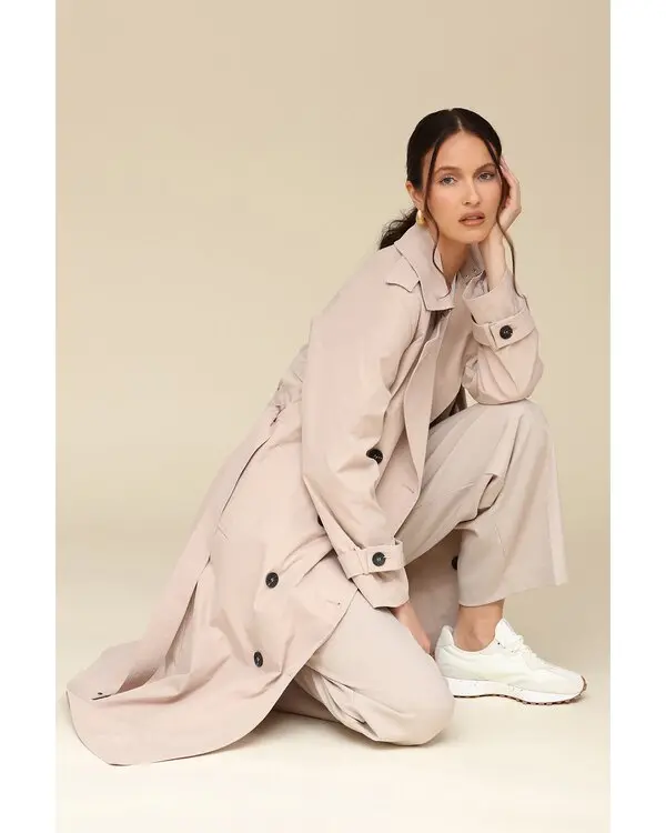 Avec Les Filles Belted Trench Coat