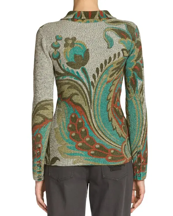 Etro Wool Printed Shirt